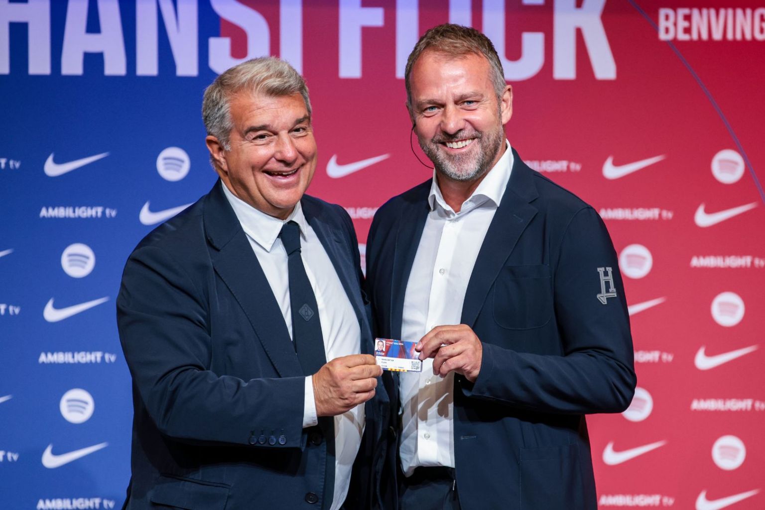 Joan Laporta reveals whom he had consulted before appointing Hansi Flick as the Barcelona coach