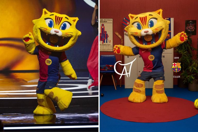 Official: FC Barcelona unveil new mascot at the club’s 125th anniversary