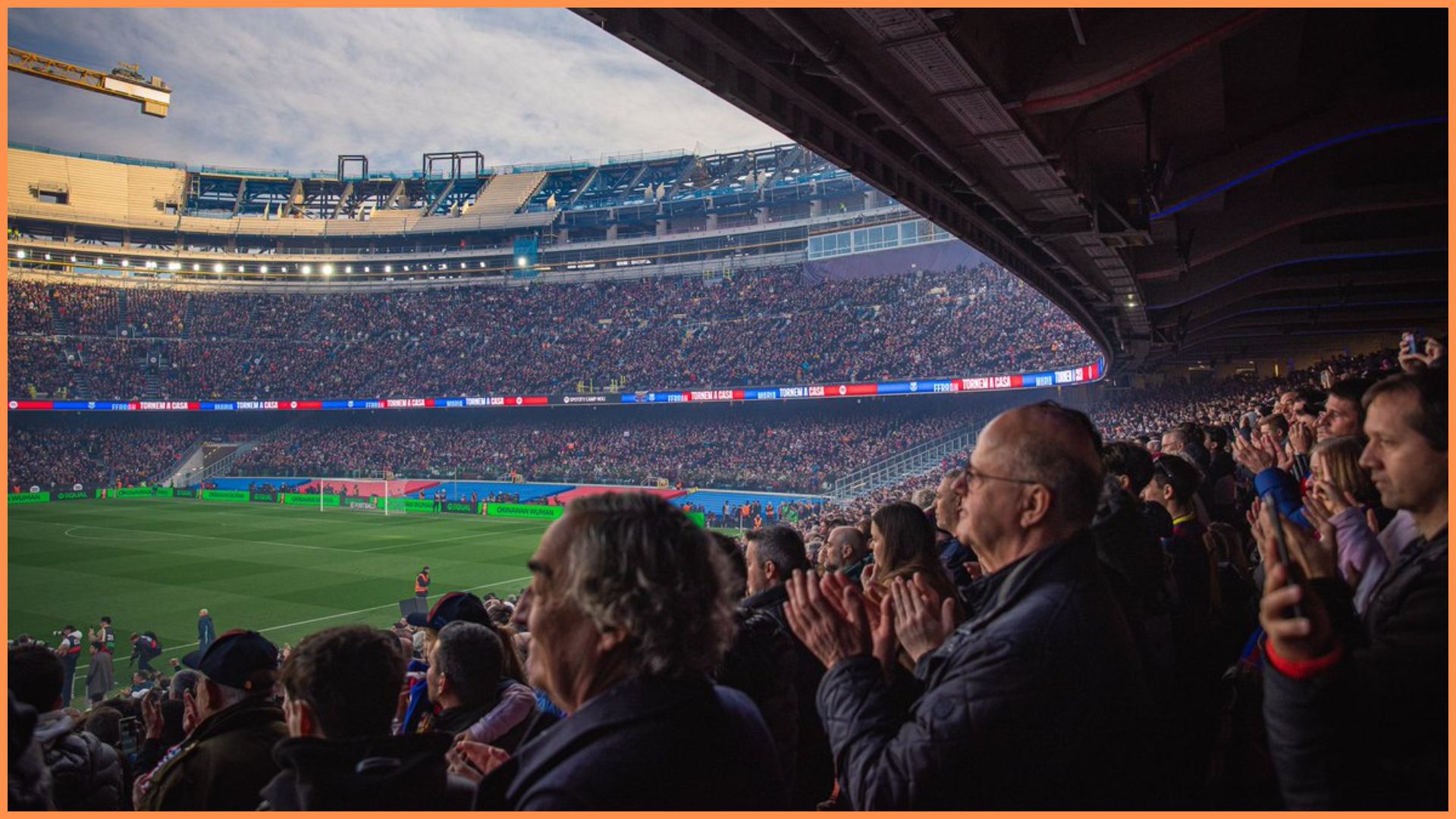 Camp Nou third tier takes shape while Barcelona remain away from home